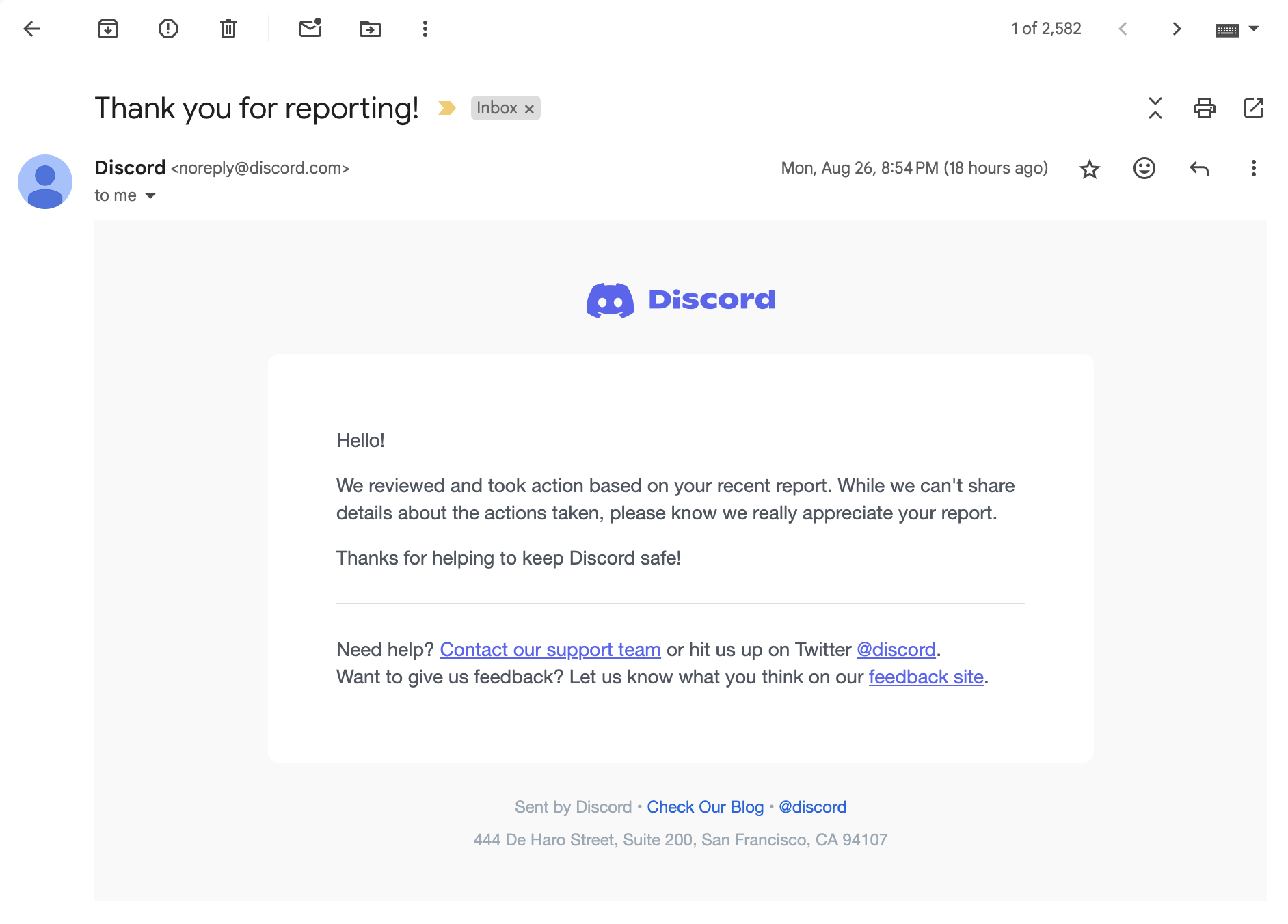 The (D)Evolution of Discord's Reporting System